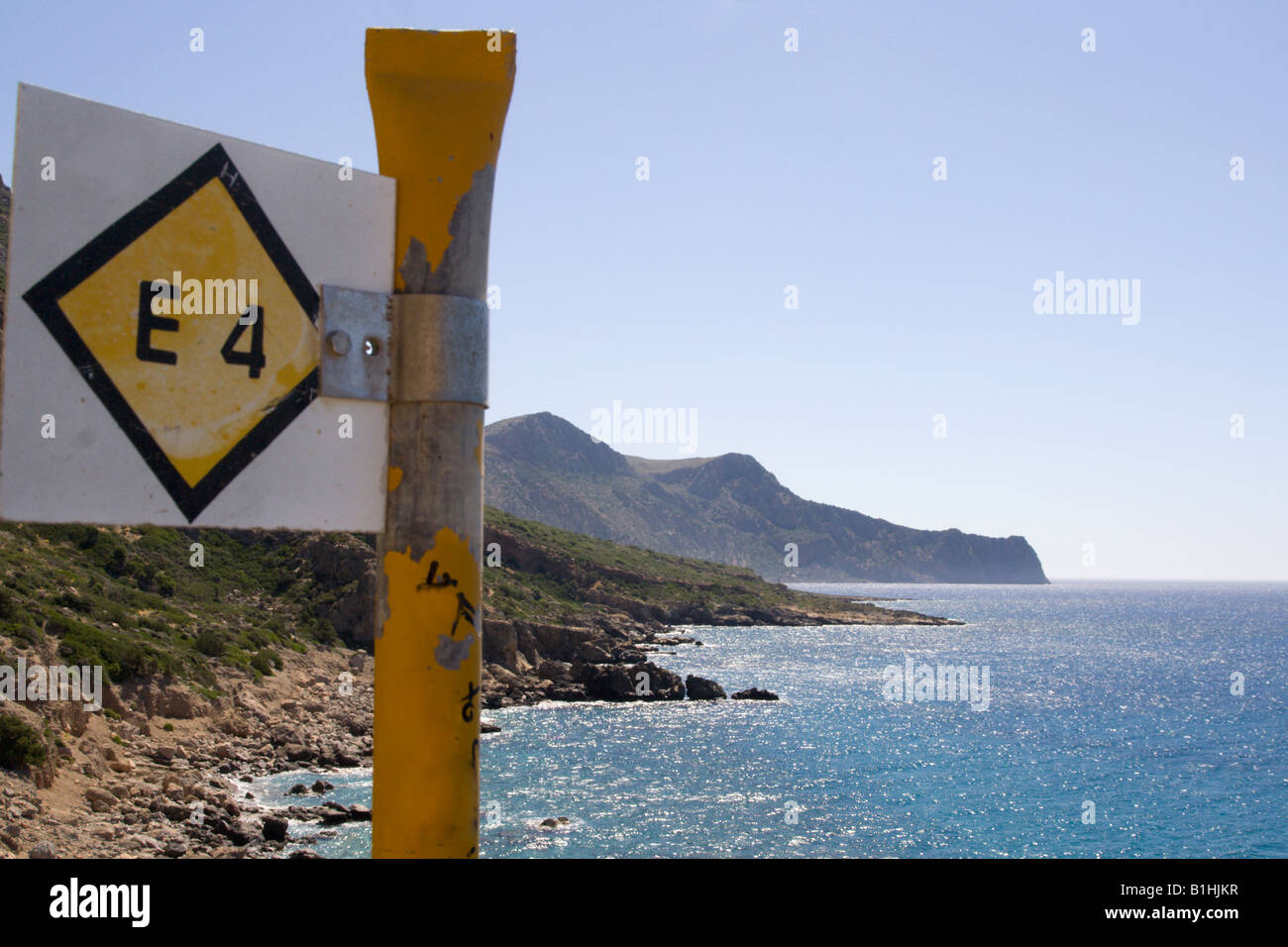 The E4 trail between Paleochora and Sougia,Crete Stock Photo - Alamy