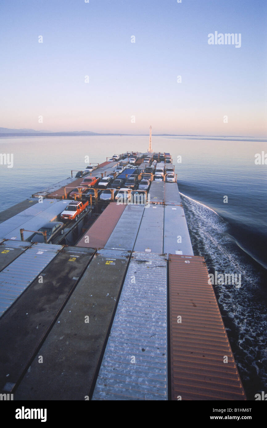Pacific Ocean. Container vessel, Horizon Anchorage, plys waters between ...