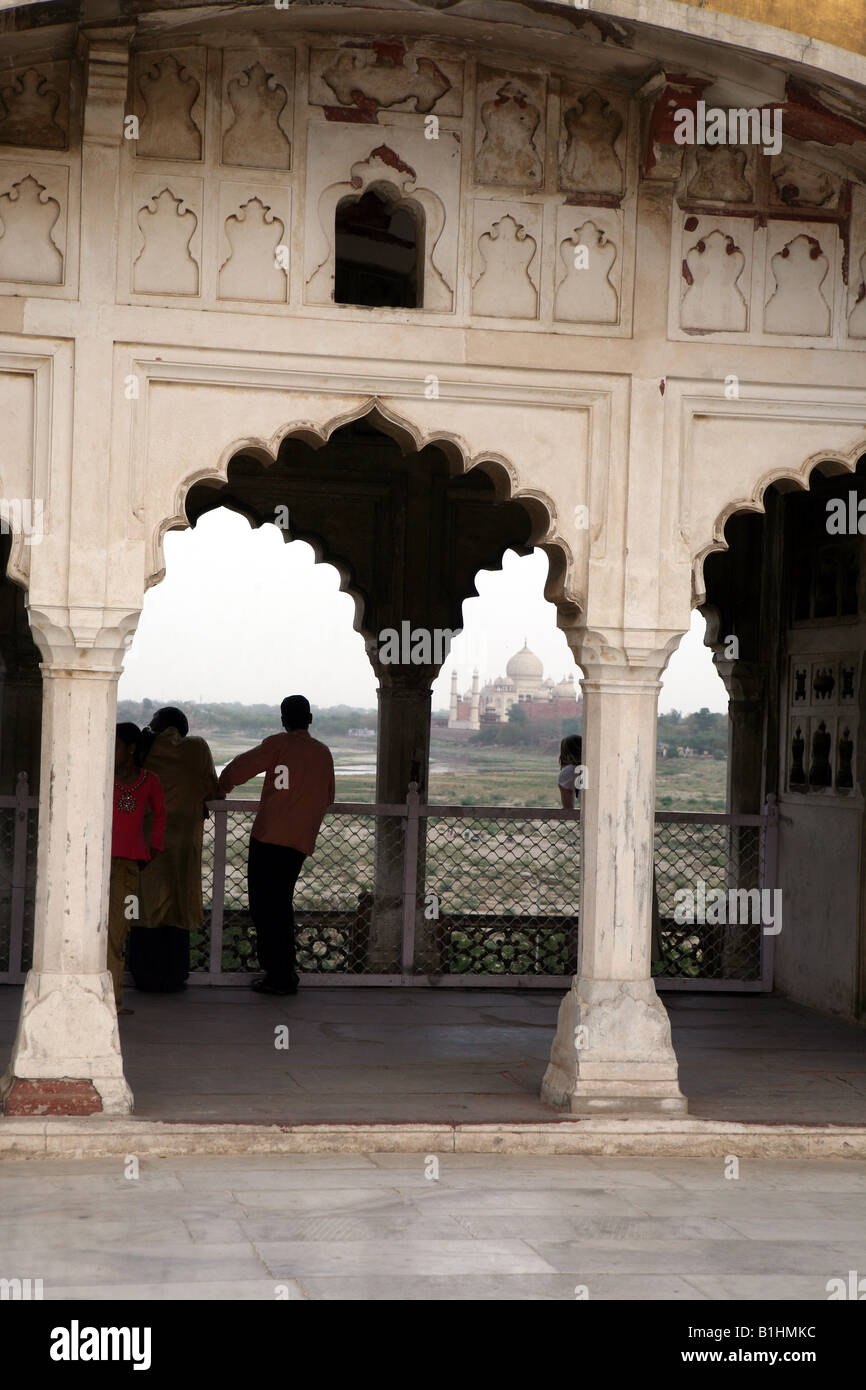 The palace inside the Red Fort Agra India AKA Lal Qila Fort Rouge and ...