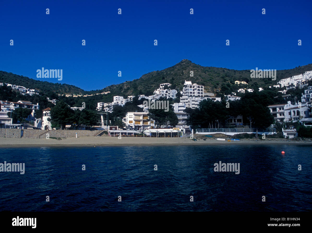 beach, Roses, Girona Province, Spain, Europe Stock Photo - Alamy