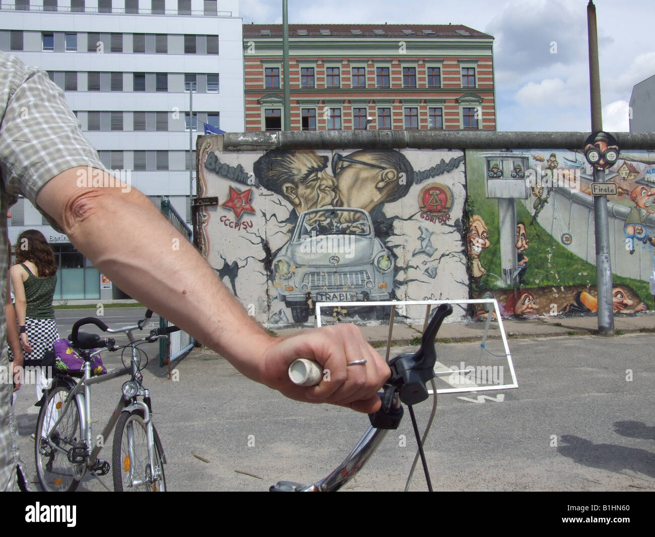 berlin wall in east side gallery area, germany Stock Photo - Alamy