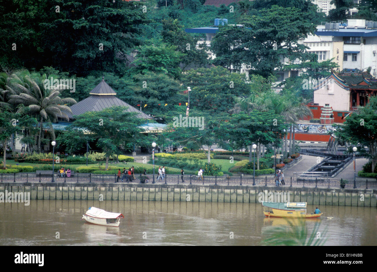 sarawak river scene, kuching, sarawak, Malaysia Stock Photo - Alamy