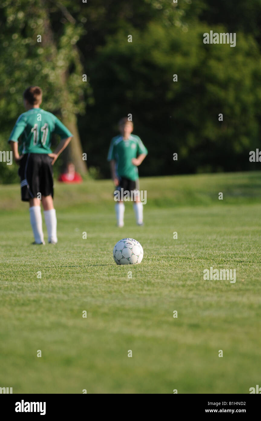 Soccer player training Stock Photo - Alamy