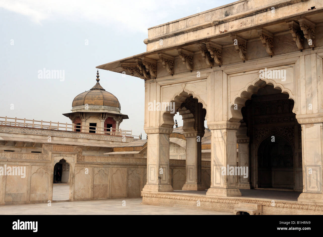 The palace inside the Red Fort Agra India AKA Lal Qila Fort Rouge and ...