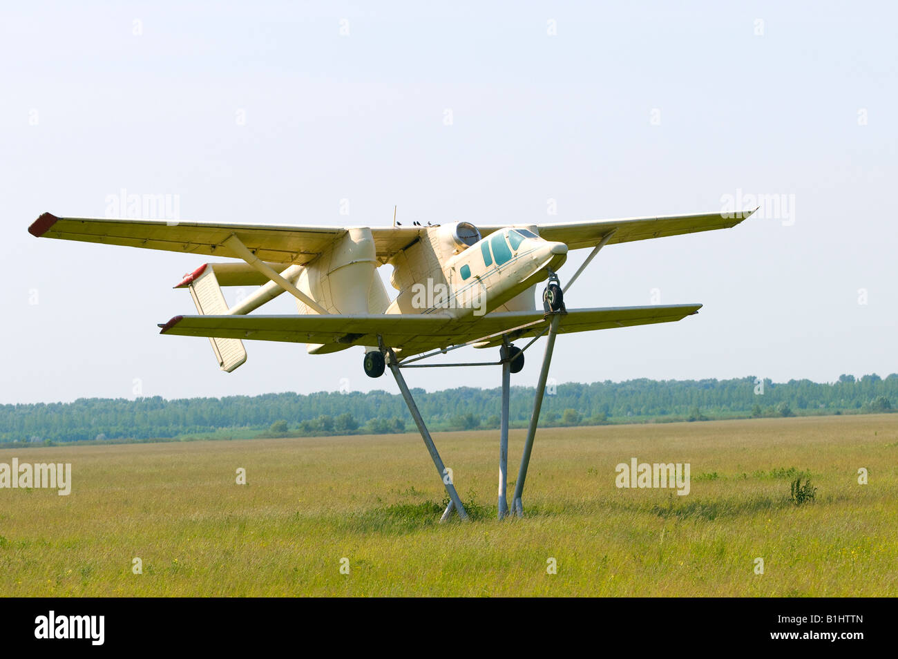 PZL-Mielec M-15 Belphegor crop spraying plane in Hungary Stock Photo ...