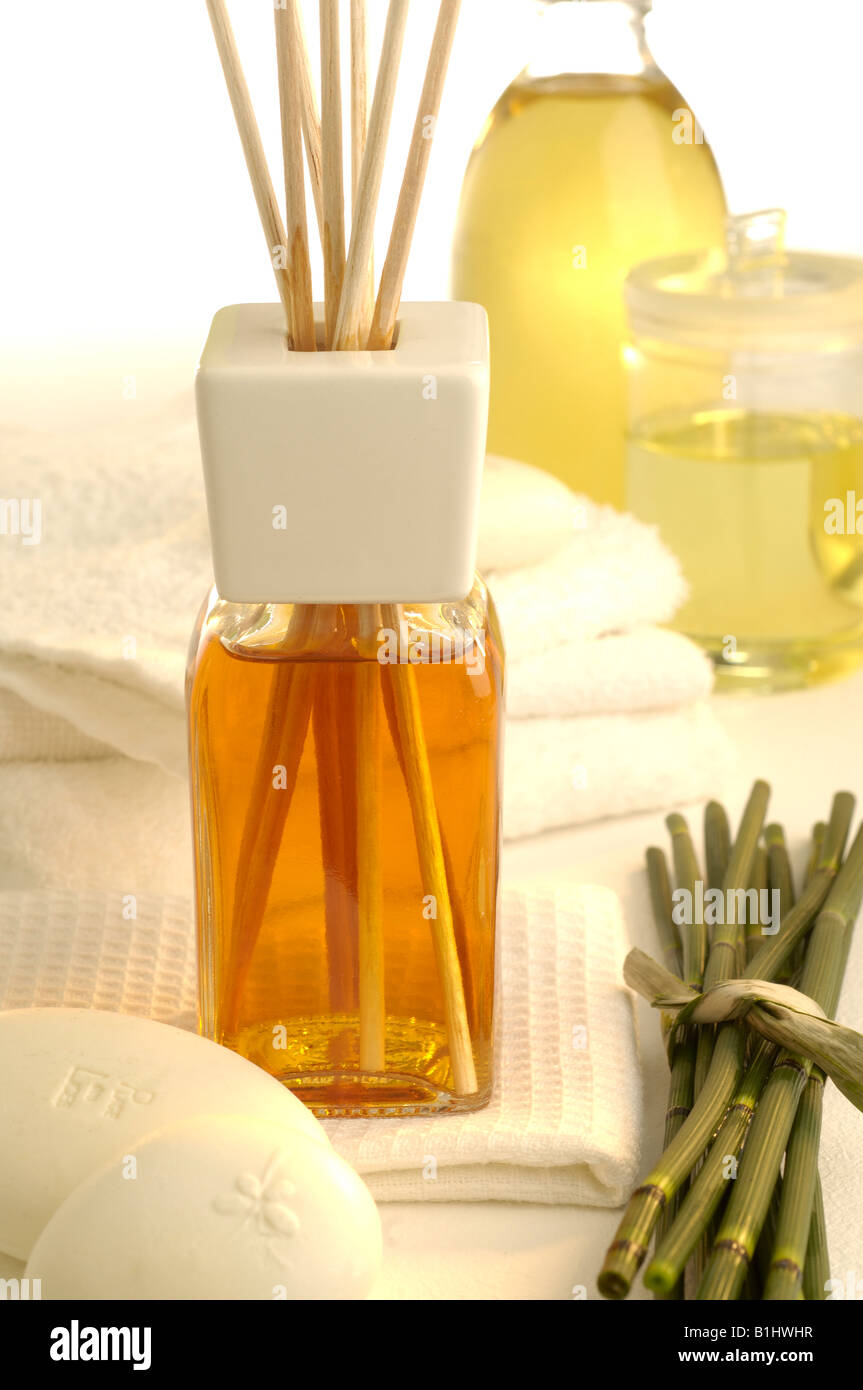 Bottles aroma oil lamp hi-res stock photography and images - Alamy