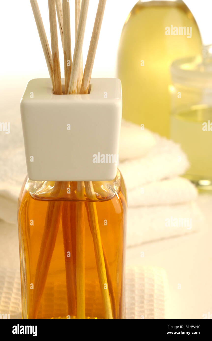 Bottles aroma oil lamp hi-res stock photography and images - Alamy