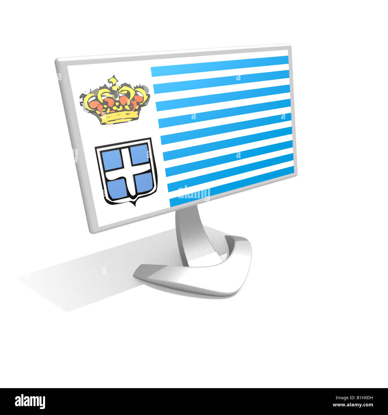 Flag of Seborga Stock Photo - Alamy
