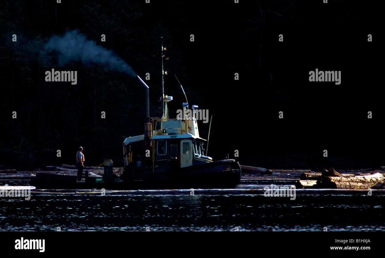 Logging boat hi-res stock photography and images - Alamy