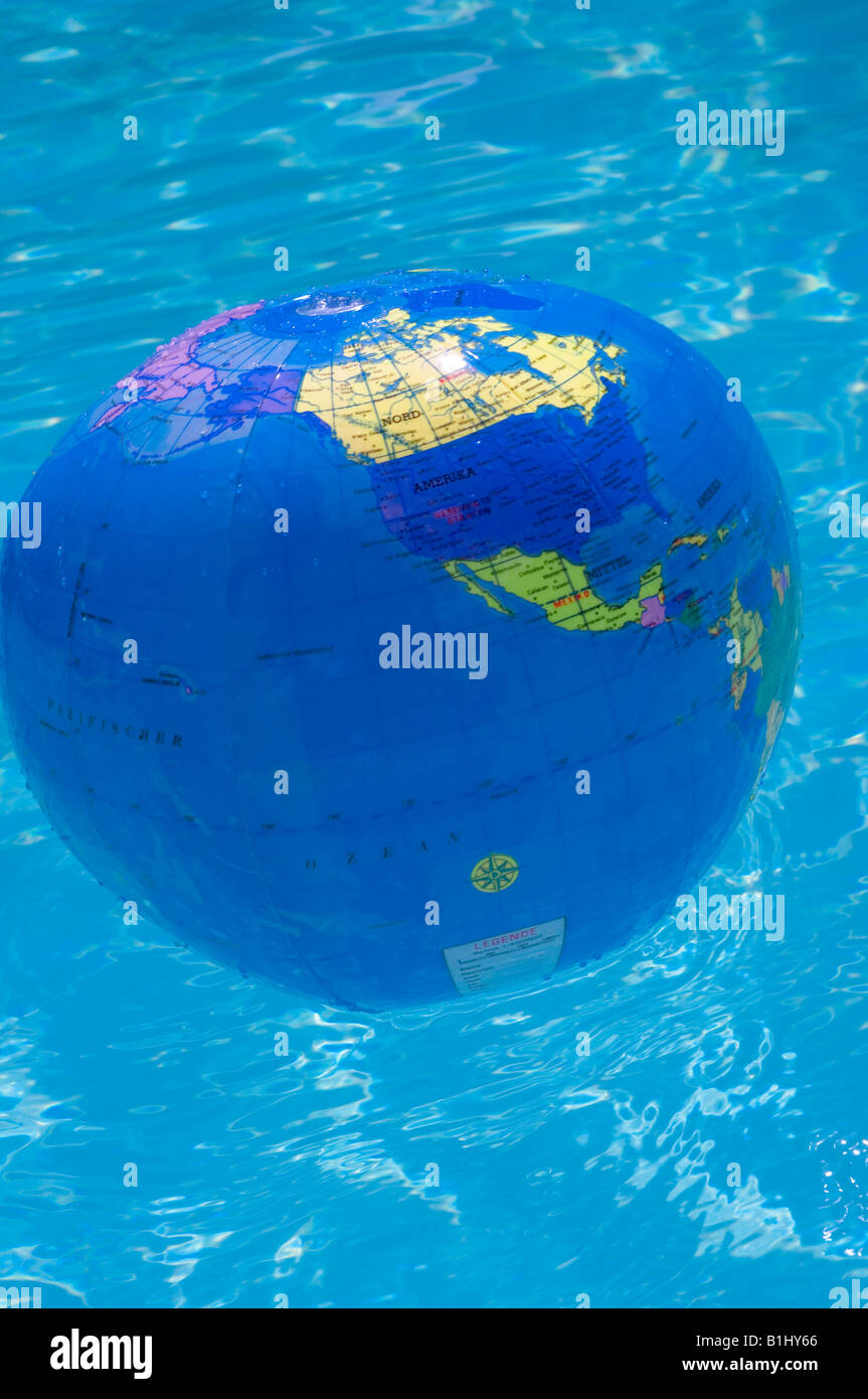 Globe water ball Stock Photo - Alamy