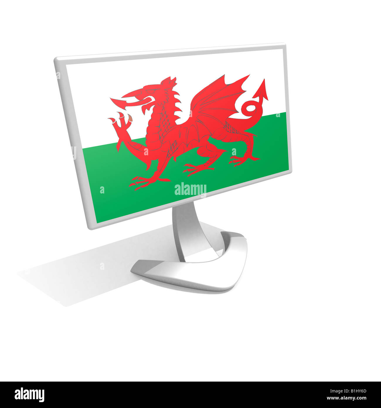 Flag of Wales Cymru Stock Photo - Alamy