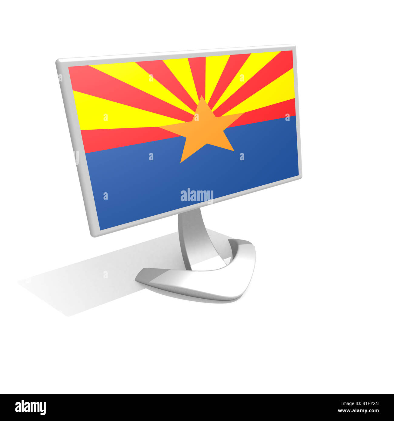 Flag of Arizona State USA US Stock Photo - Alamy