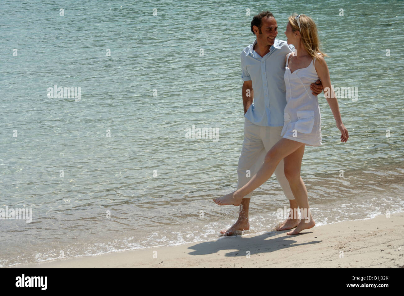 Walk at the beach Stock Photo - Alamy