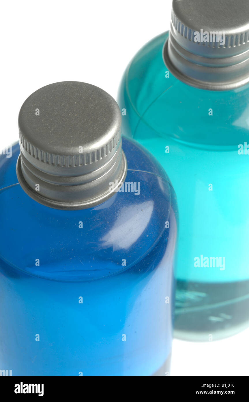 Flacons in blue Stock Photo - Alamy