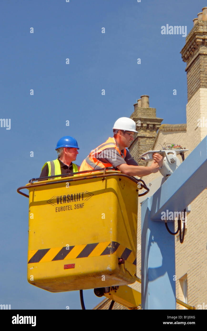 Installing and Maintaining Street and Traffic Camera Scene Stock Photo ...
