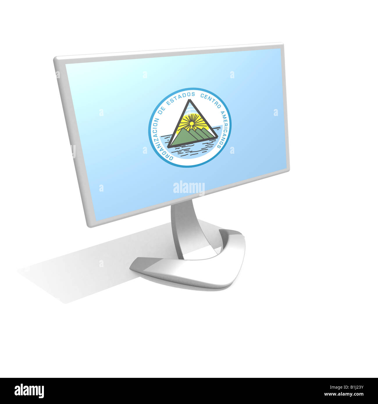 Flag of Organization of Central American States Stock Photo - Alamy