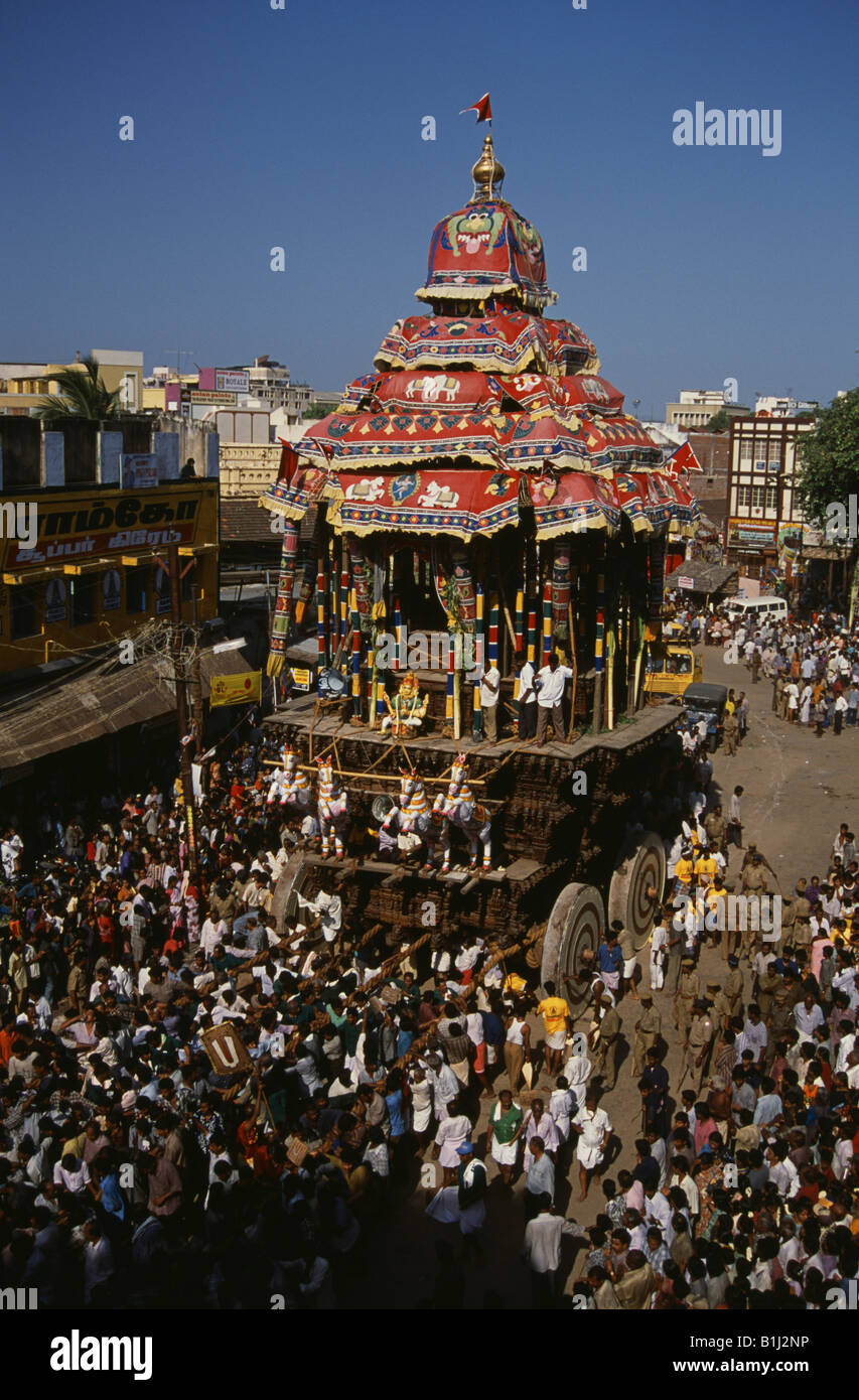Festival chariot india tamil nadu hi-res stock photography and images ...