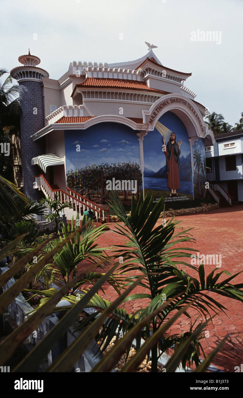Facade of a church, St. Mar Thoma Church, Cranganore, Thrissur District ...