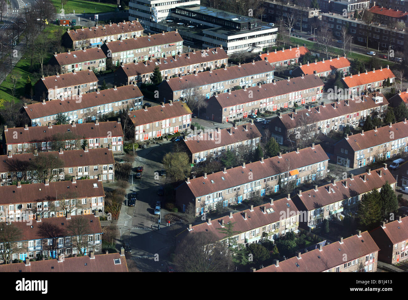 NLD, The Netherlands, Amsterdam: block of near Amstelstation ...