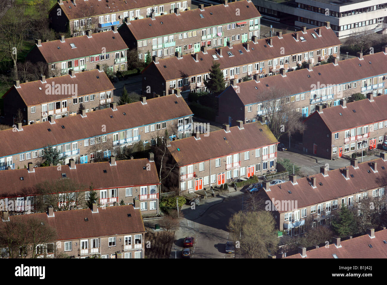 NLD, The Netherlands, Amsterdam: block of near Amstelstation ...