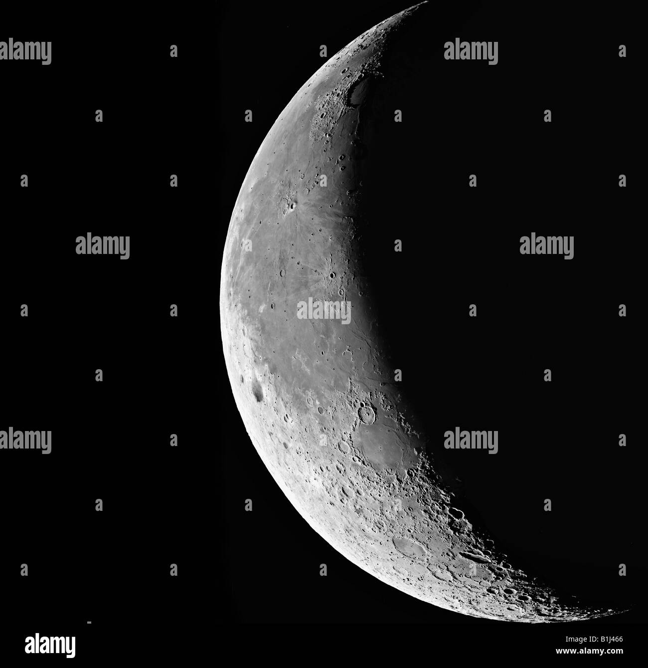 Surface of the Moon Stock Photo - Alamy