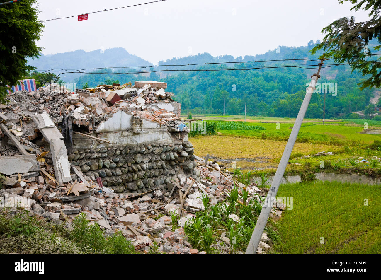 earthquake wenchuan sichuan china 12 may 2008 Stock Photo - Alamy