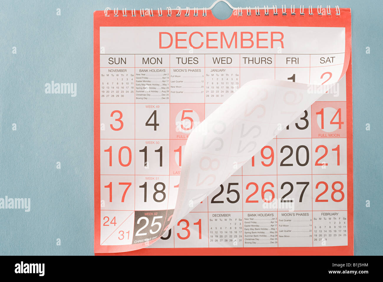 Flipping calendar hi-res stock photography and images - Alamy