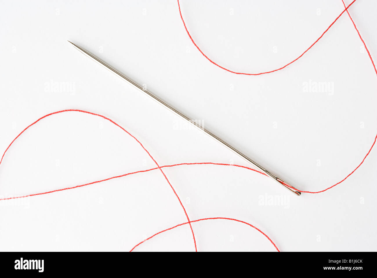 Needle and thread Stock Photo - Alamy