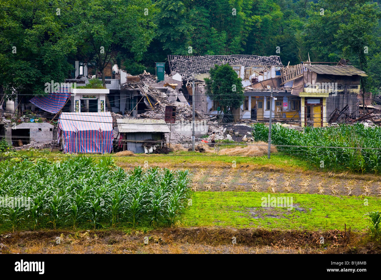 earthquake wenchuan sichuan china 12 may 2008 Stock Photo - Alamy