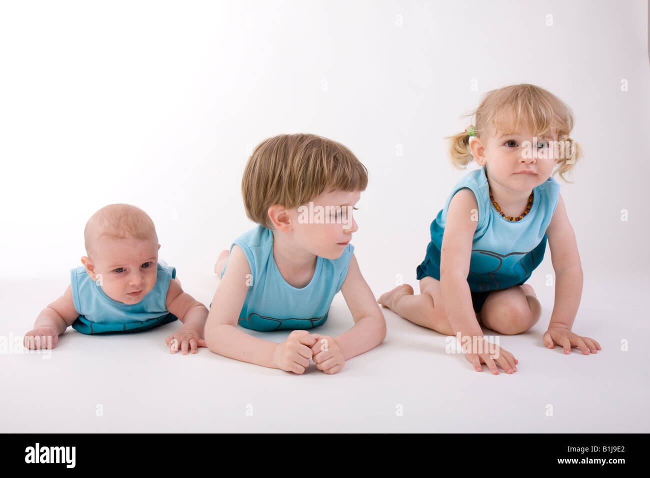 three little children Stock Photo - Alamy
