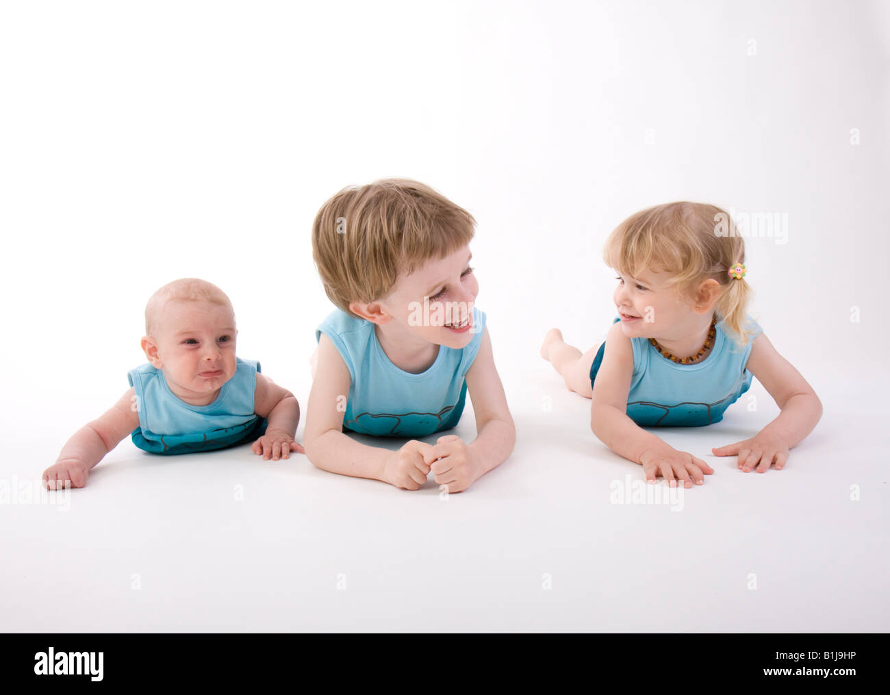 three little children Stock Photo - Alamy