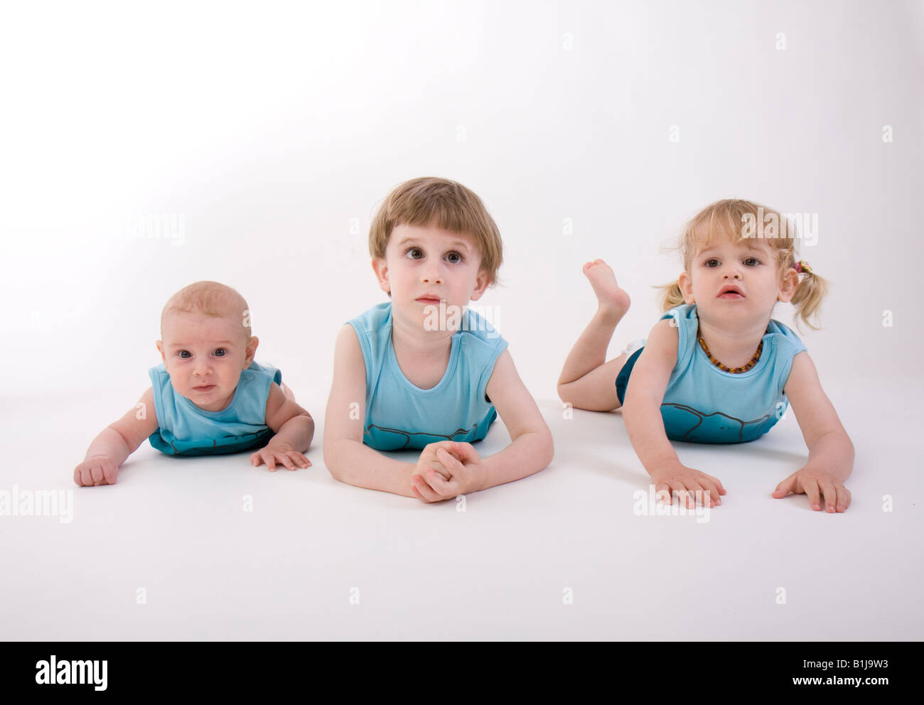 three little children Stock Photo - Alamy