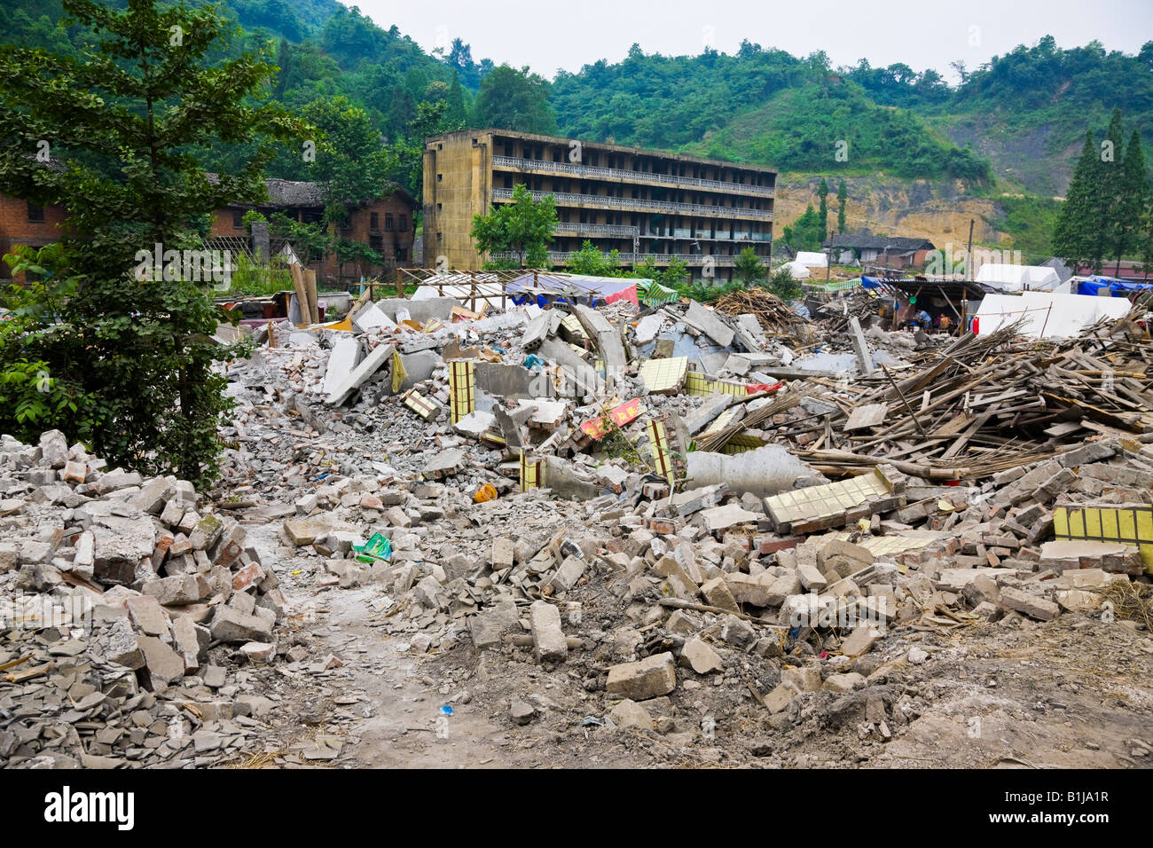 earthquake wenchuan sichuan china 12 may 2008 Stock Photo - Alamy