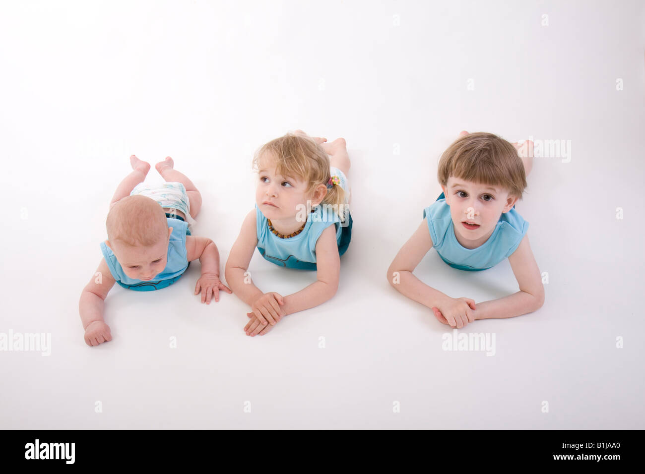 three little children Stock Photo - Alamy