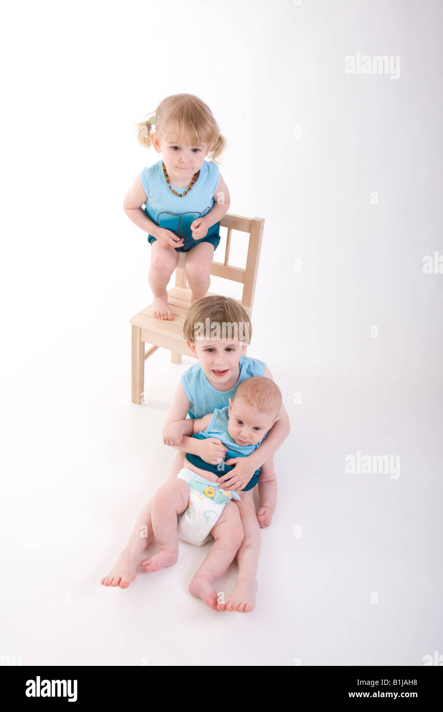 three little children Stock Photo - Alamy