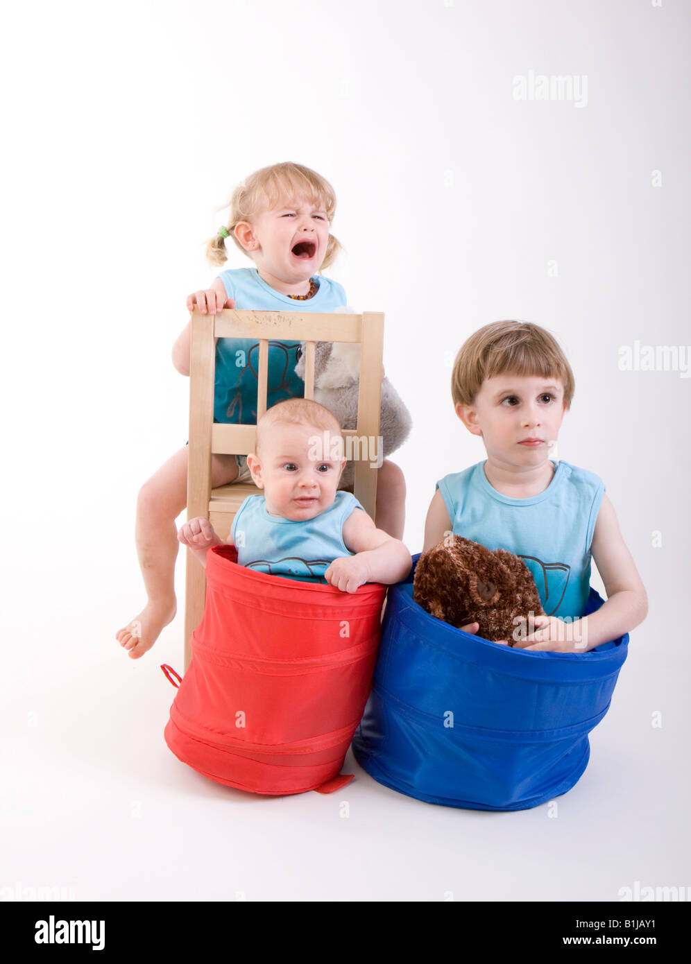 Three human babies infants hi-res stock photography and images - Alamy