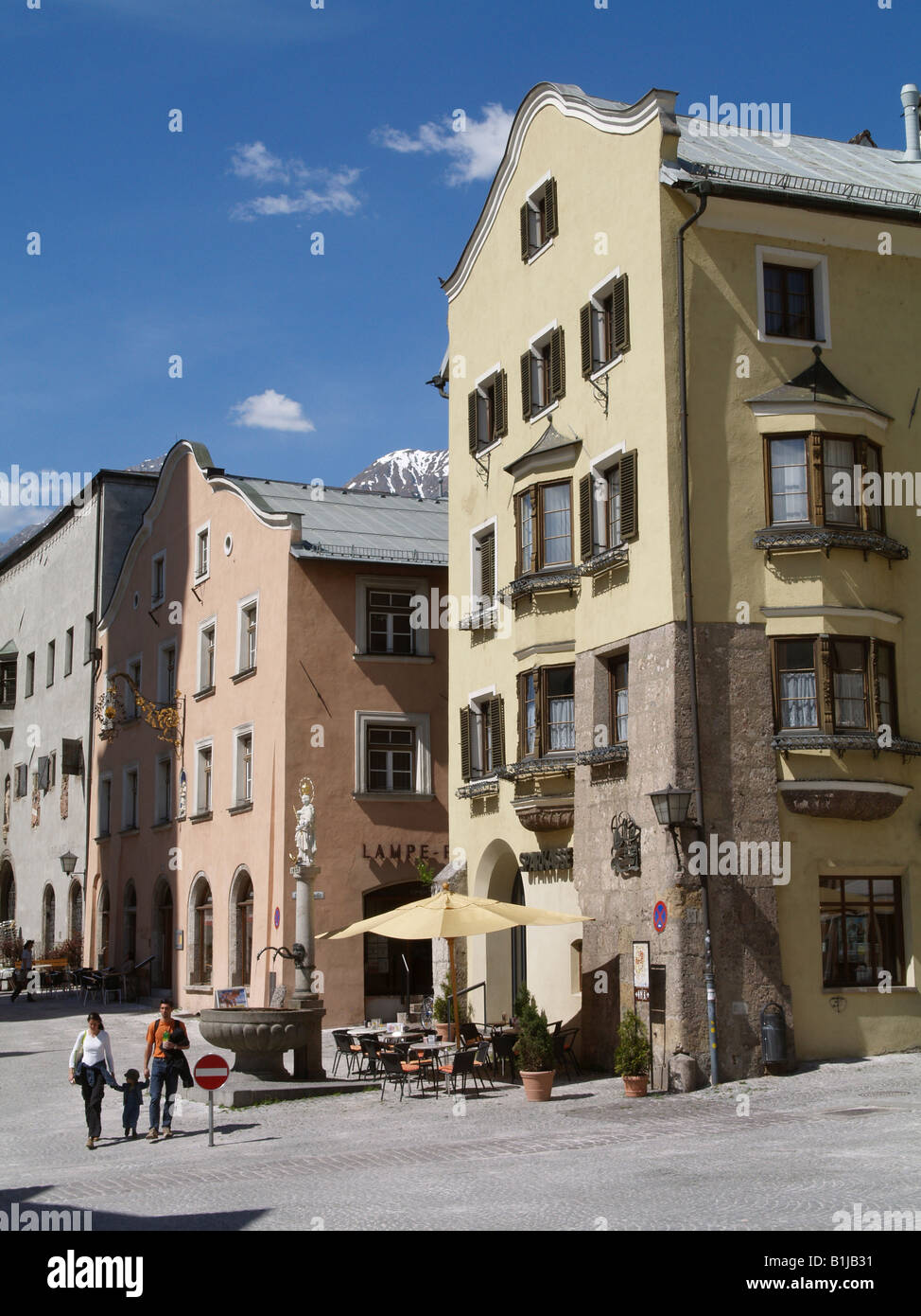 old town of Hall, Austria, Tyrol, Hall Stock Photo - Alamy