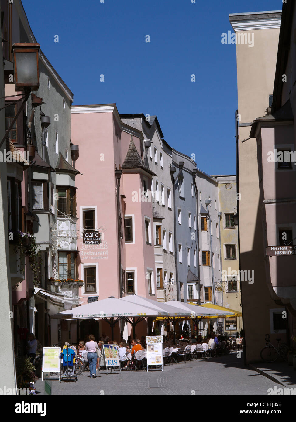 old town of Rattenberg, Austria, Tyrol Stock Photo - Alamy