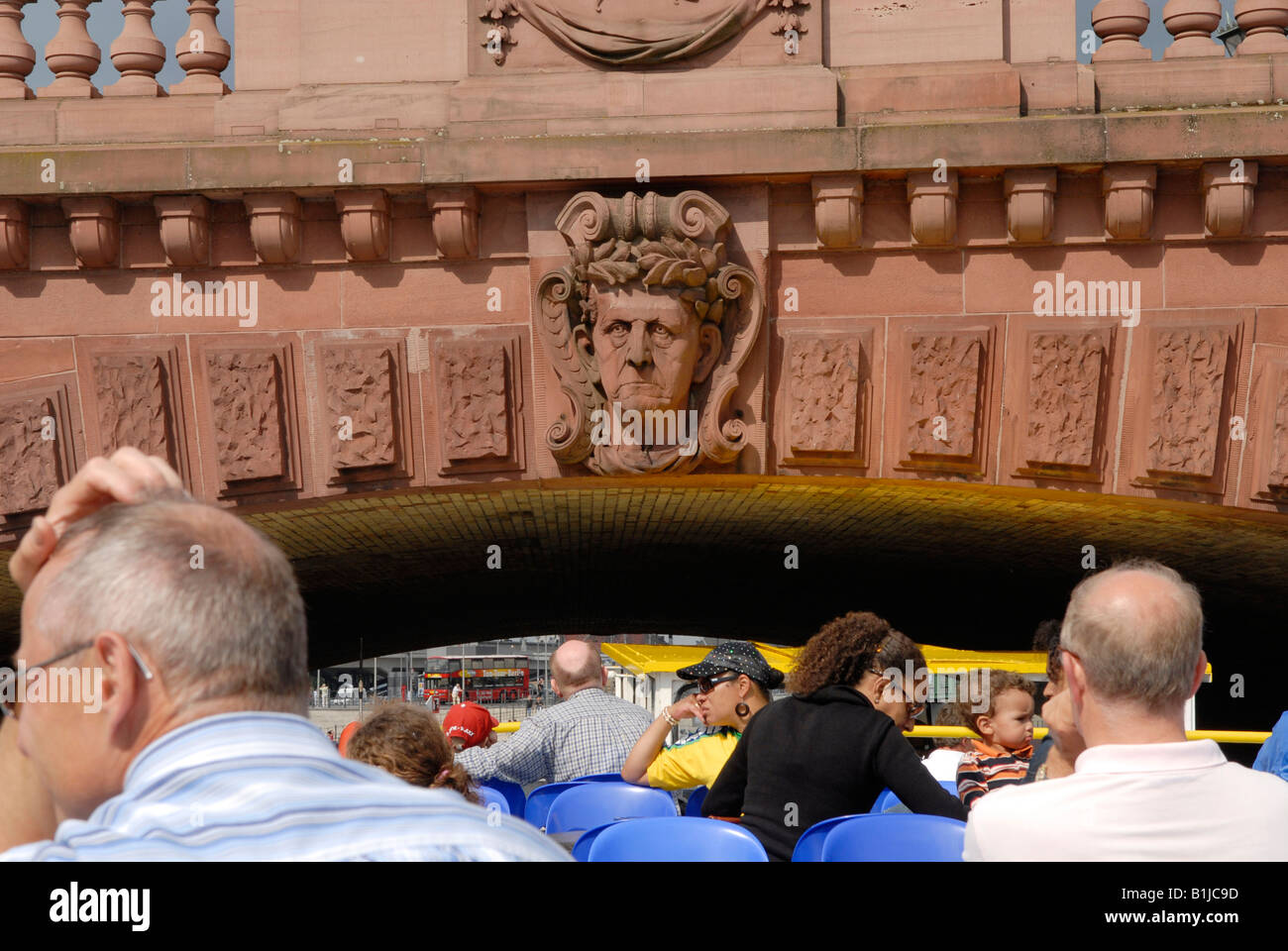 excursion boat passing a bridge in Berlin, Germany Stock Photo - Alamy