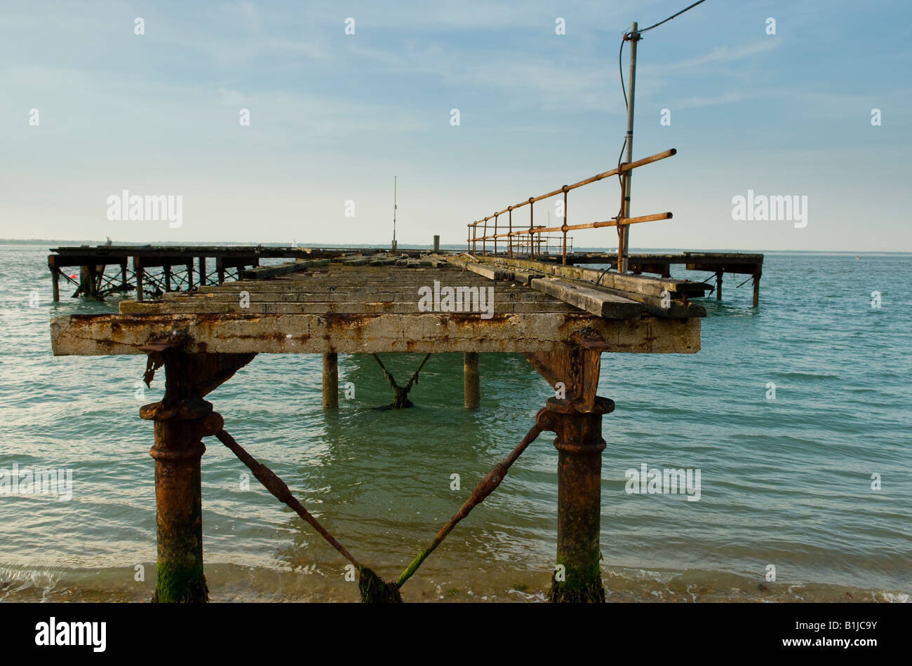Broken Down Pier High Resolution Stock Photography and Images - Alamy