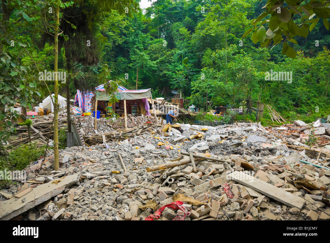earthquake wenchuan sichuan china 12 may 2008 Stock Photo - Alamy