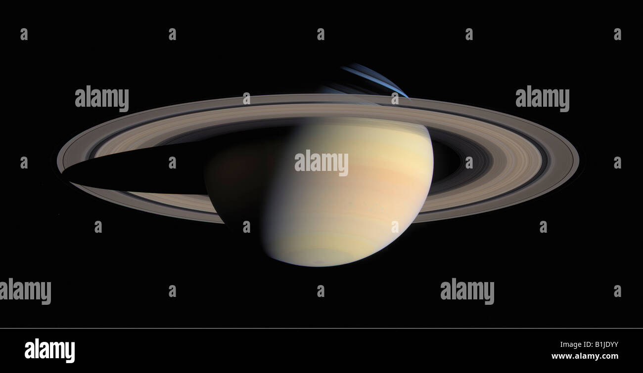 Image of planet saturn and rings hi-res stock photography and images ...