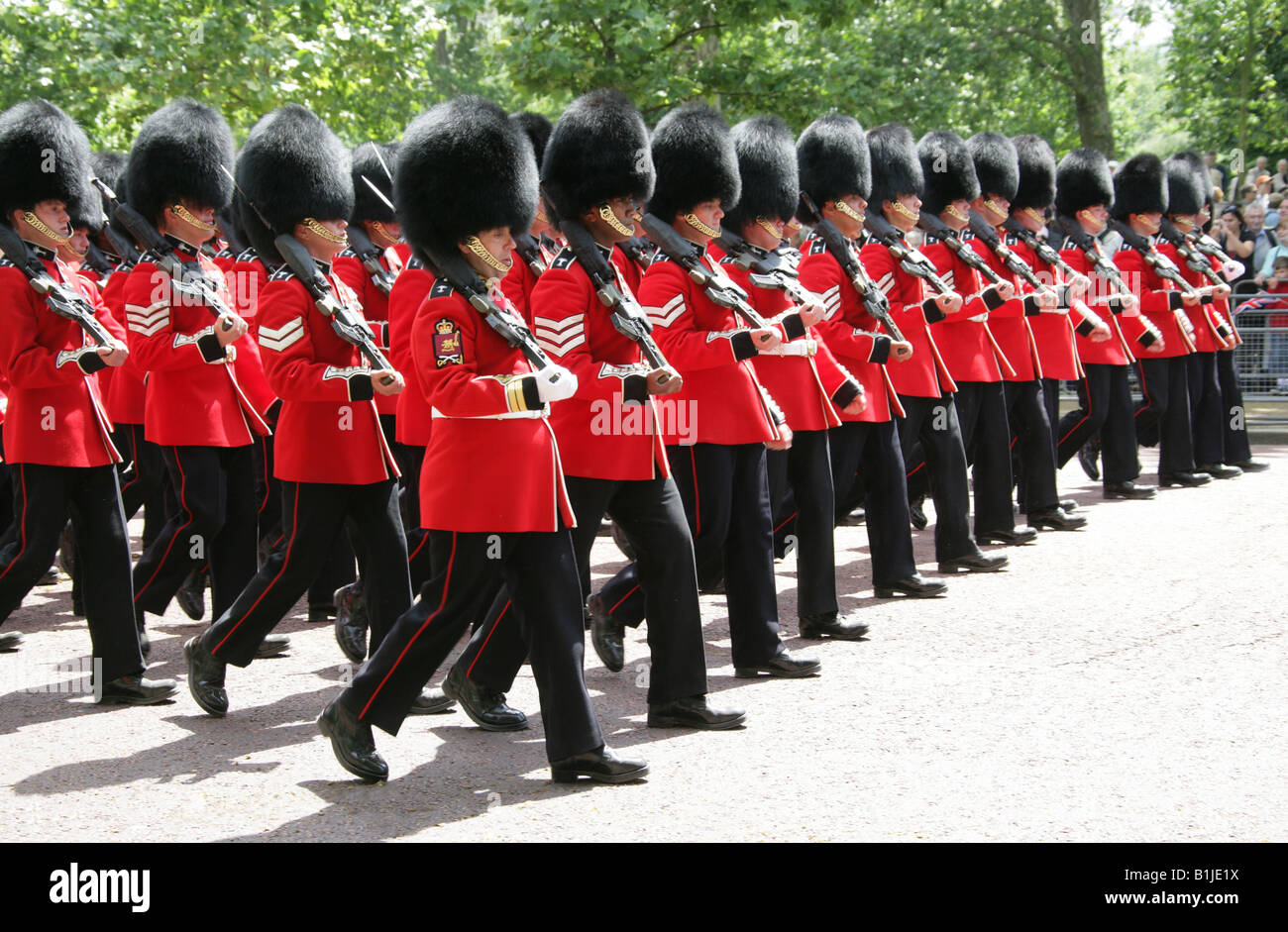 Trooping the colour welsh guards hi-res stock photography and images ...