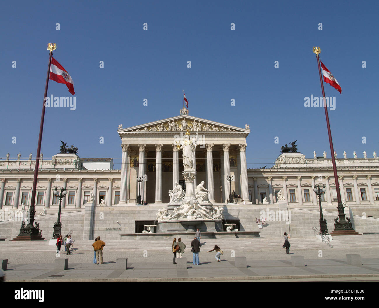Vienna parliament, Austria, Vienna Stock Photo - Alamy