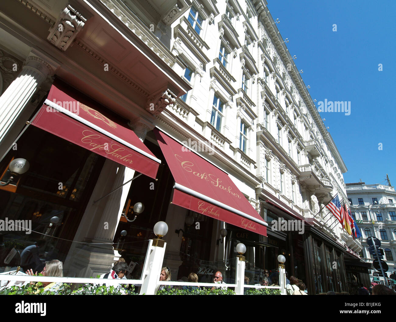 Cafe Sacher, Austria, Vienna Stock Photo - Alamy