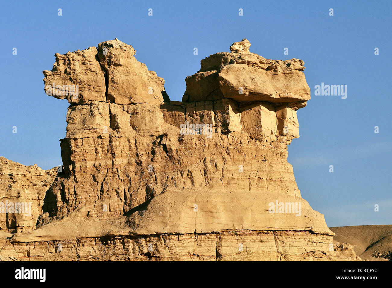 Beautiful and dramatic scenery The Gobi desert China Stock Photo - Alamy