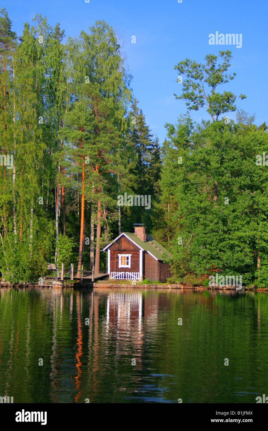 Sauna cottage finnish lake hi-res stock photography and images - Alamy