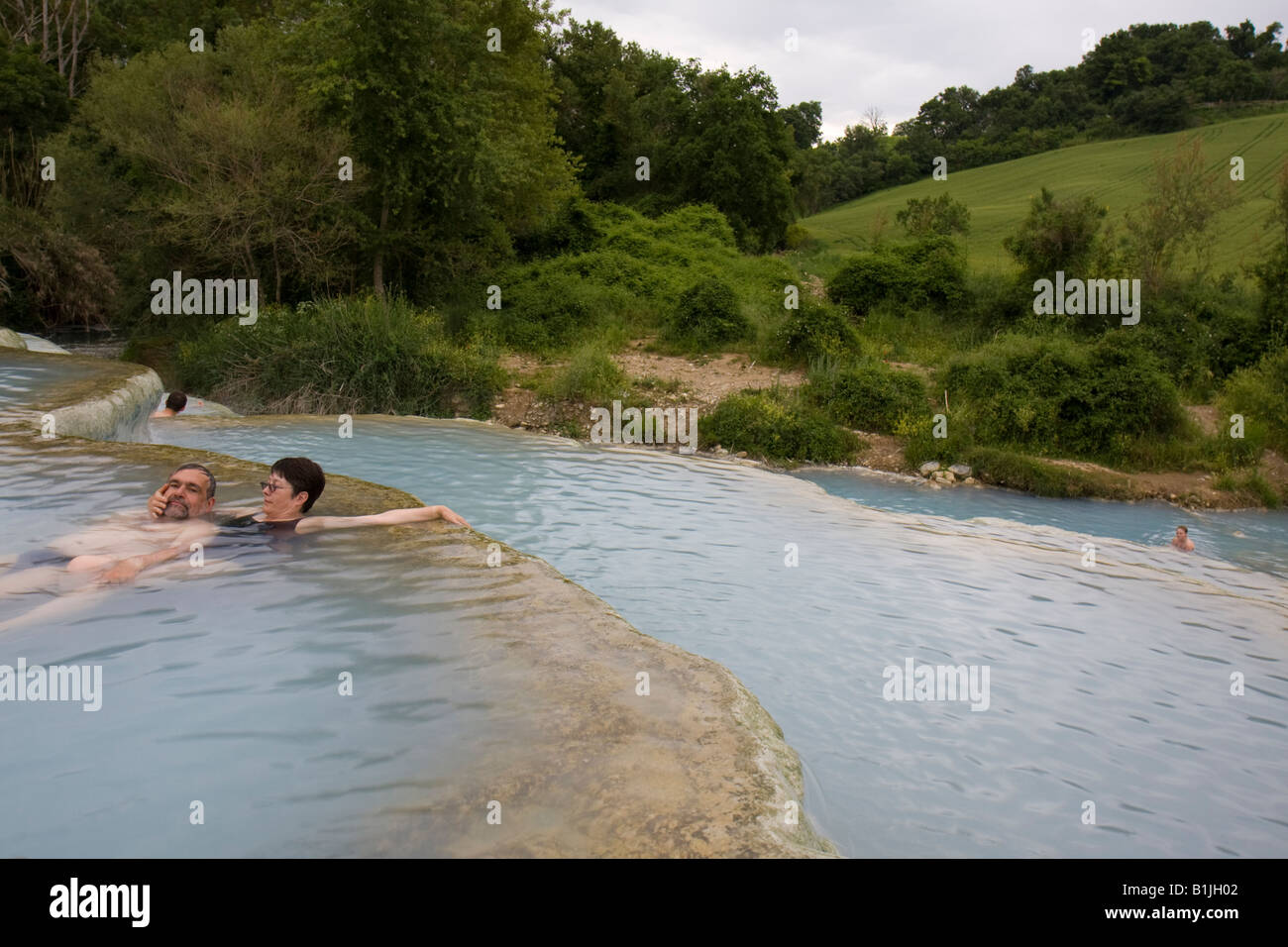 warm thermal springs in Saturnia Stock Photo - Alamy