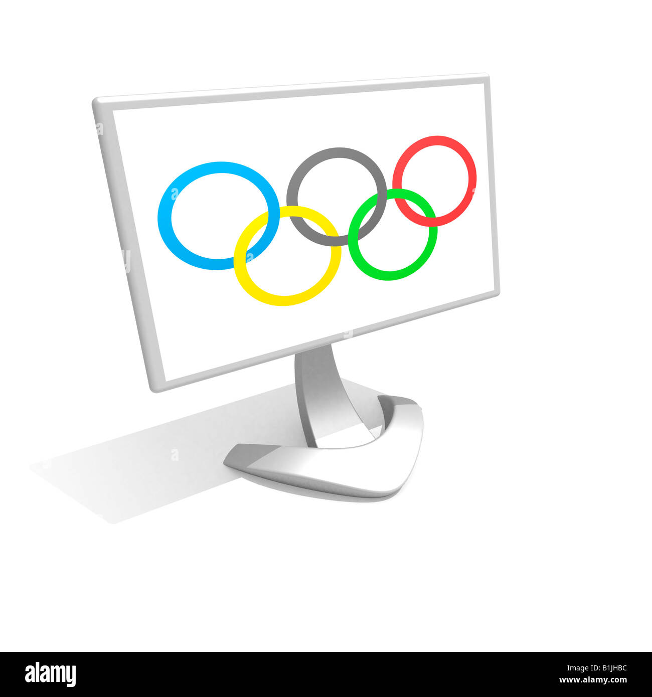 Olympic games Movement flag Stock Photo - Alamy