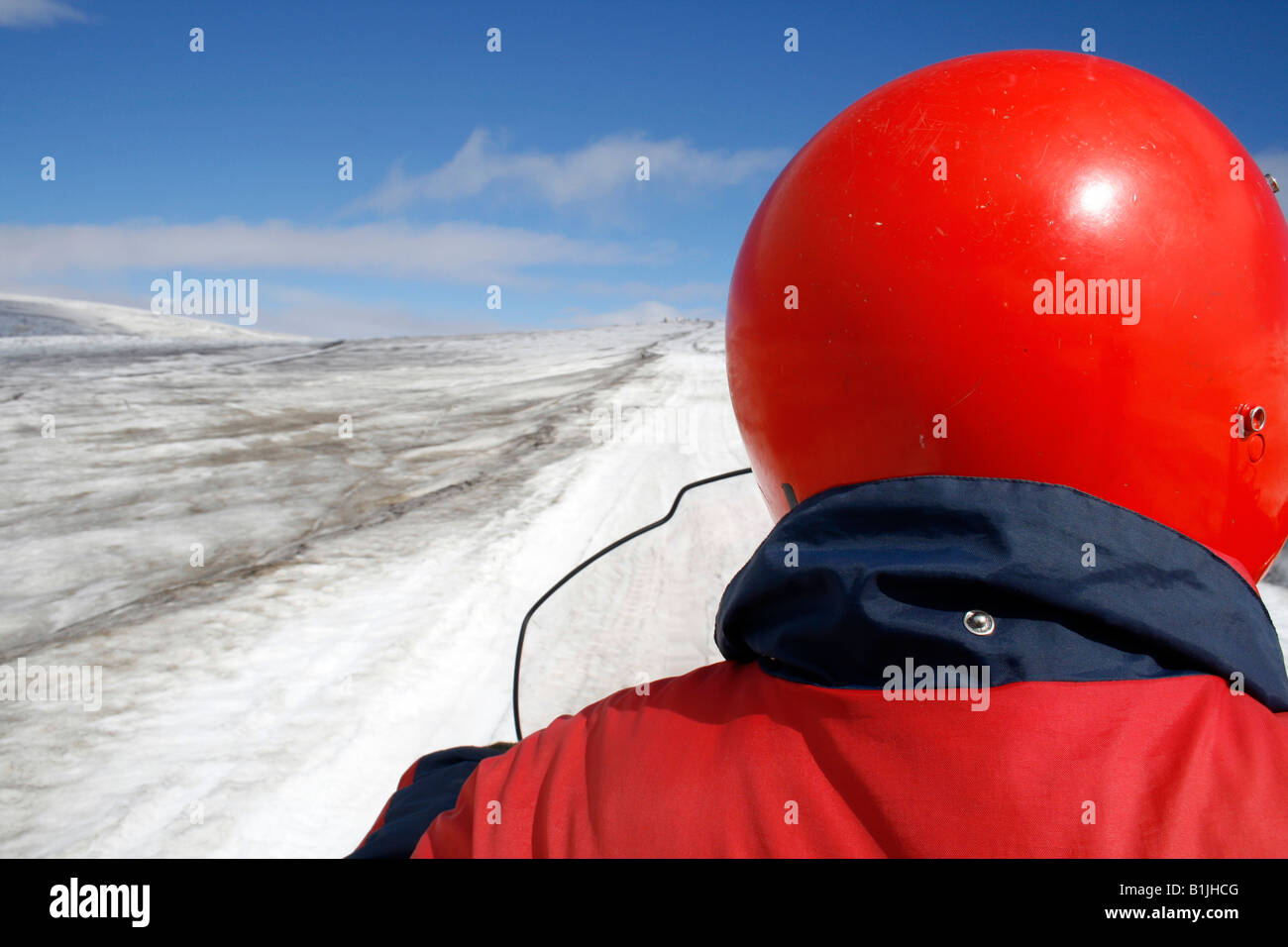 Iceland snowmobile glacier hi-res stock photography and images - Alamy